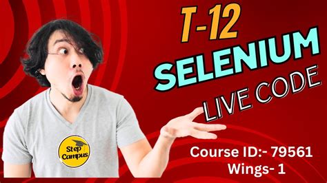 79561 Selenium Live Code Wings 1 Selenium Hands On Answer 79561