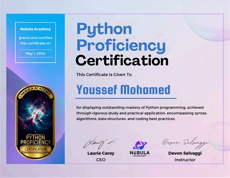 Youssef Mohamed On Linkedin Python Certification Continuouslearning