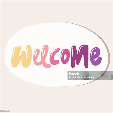 환영 장식 디자인 복고풍 카드 벡터 일러스트 배너 카드 엽서 현대 손 그린 글꼴 손 그린 벡터 일러스트 장식 디자인에 대한 견적 서예 격언에 대한 스톡 벡터 아트 및 기타