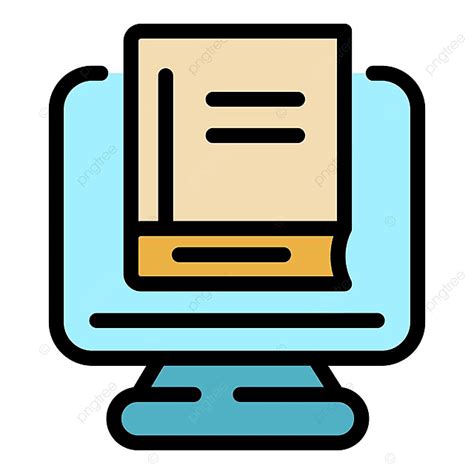 監視器學習圖標顏色平 取色 教育教學 課壇向量圖案素材免費下載PNGEPS和AI素材下載 Pngtree