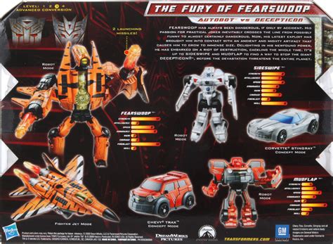 Versus Sets The Fury Of Fearswoop Transformers Movie Revenge Of The