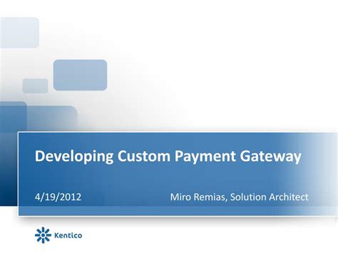 PPT Developing Custom Payment Gateway PowerPoint Presentation Free Download ID