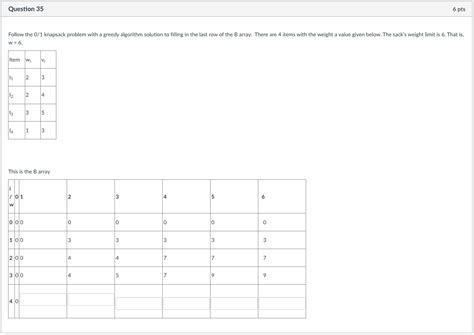 Solved Question Pts Given The P Array As