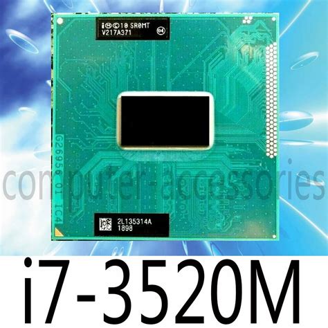 Intel Core I7 3520m 2 9ghz Dual Core 4m Sr0mt Socket G2 Cpu Processor Ebay