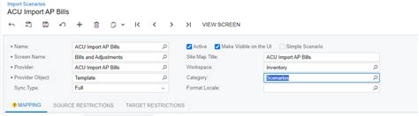 How To Add Import Scenario To Menu Community