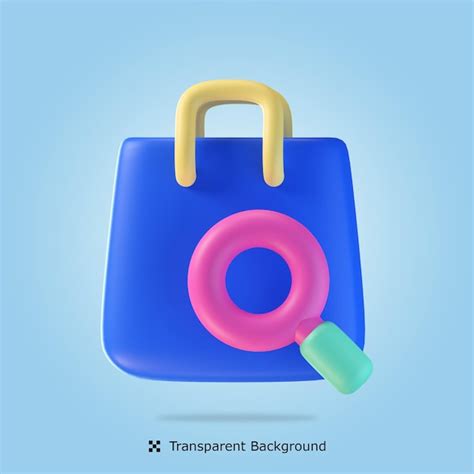 Premium Psd Psd 3d Rendering Search Product 3d Icon Isolated Illustration