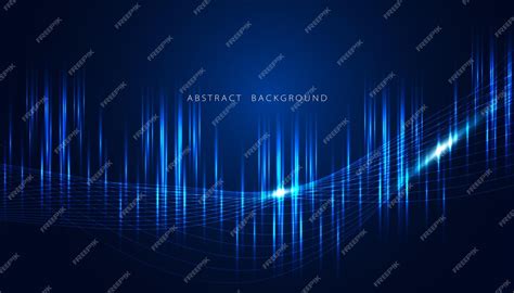 Premium Vector Abstract Wave Vector Beautiful Lines Concept Technology Network Internet