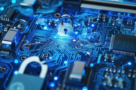 secure data protection concept with locks on integrated circuit