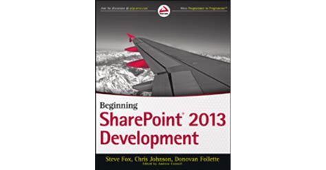 beginning sharepoint 2013 development [book]