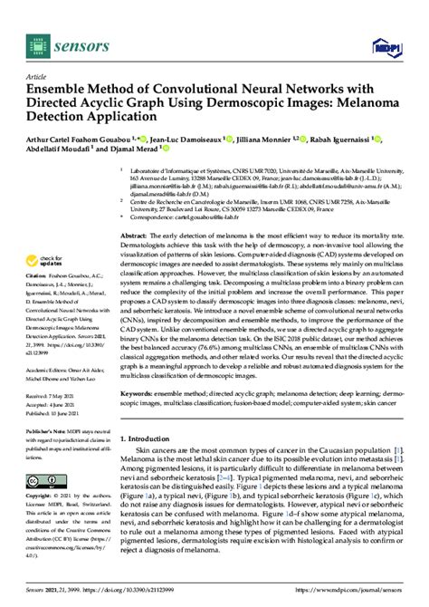Pdf Ensemble Method Of Convolutional Neural Networks With Directed Acyclic Graph Using