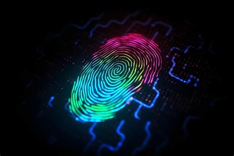 Premium Photo A Fingerprint On A Screen