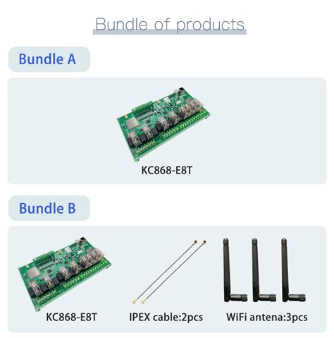 kc868 e8t esp32 tuya 4g energy meter relay module smart home