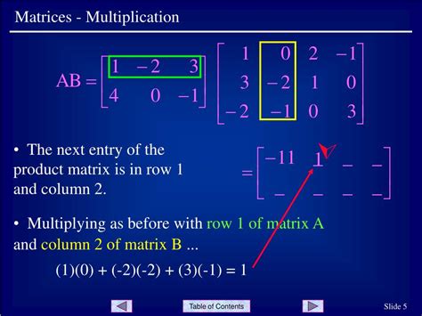 Ppt Matrices Multiplication Powerpoint Presentation Free Download