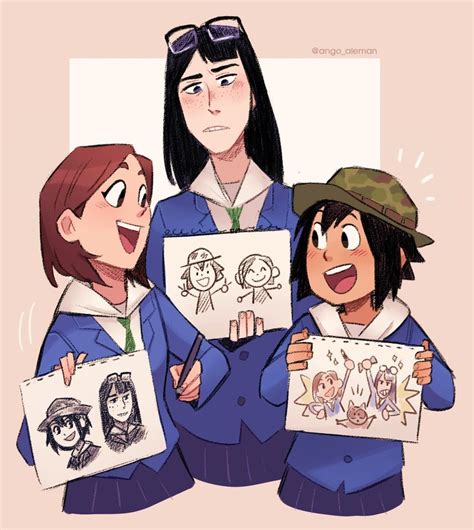 Kanamori Sayaka Asakusa Midori And Mizusaki Tsubame Eizouken Ni Wa