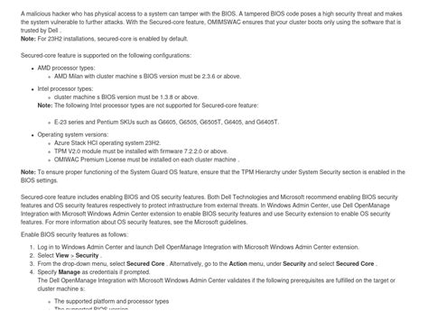 Secure Cluster With Secured Core Azure Portal Deployment And