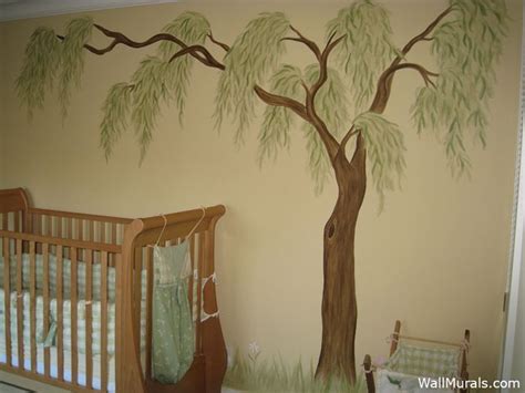 Hand Painted Tree Wall Murals