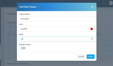 Add On Statuses Module For Perfex CRM By Sejalinfotech CodeCanyon