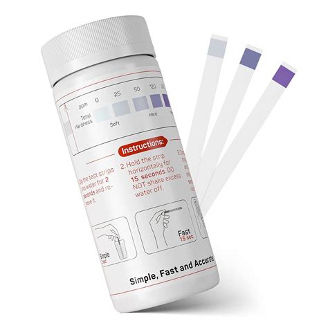 Buy Water Hardness Test Kit 125 Strips Hard Water Test Kit TESPERT Water Hardness Test Strips