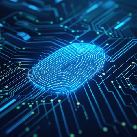 Premium Photo Authentication Login Or Cybersecurity Fingerprint And Secure Online Connection