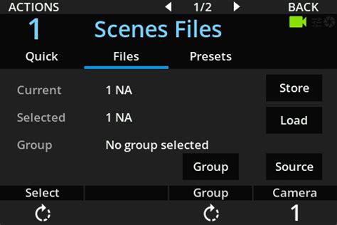 RCP UI Scene Cyanview Support