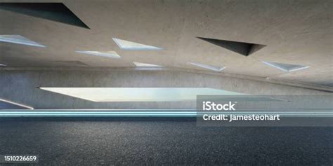 삼각형 요소 디자인이 있는 3d 빈 아스팔트 도로 및 지붕 아키텍처 도시에 대한 스톡 사진 및 기타 이미지 도시 아스팔트 주차장 Istock