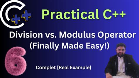 Difference Between Division And Modulus Operator In C Youtube