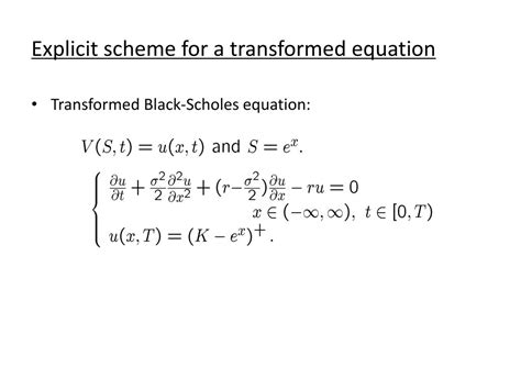 Ppt Finite Difference Schemes Powerpoint Presentation Free Download