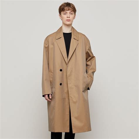 베이지 세미오버핏 투톤 히든 싱글 트렌치코트 Tntr2e701i2 감도 깊은 취향 셀렉트샵 29cm