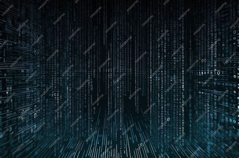 Premium Photo Binary Code Background Digital Abstract Technology Background Cyber Abstract
