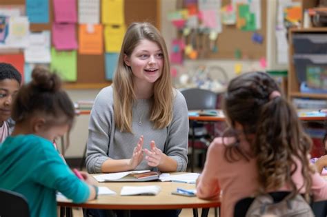 Premium Photo Peer Mentoring Program For Student Growth And Learning In An Interactive