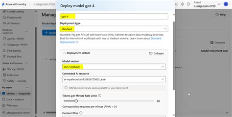 Getting Rate Limit Exceeded When Testing Ai Agent In Ai Foundry