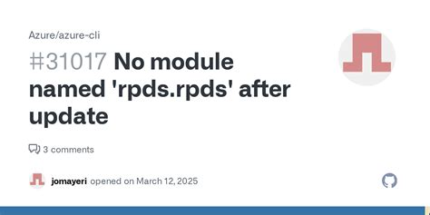 No Module Named Rpds Rpds After Update Issue Azure Azure Cli GitHub