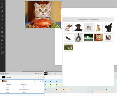 How To Replace One Object With Another Keeping Animation Animatron