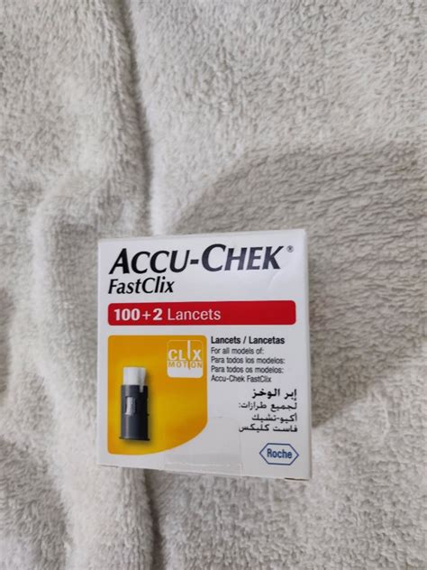 Accu Chek Fast Clix 100 2 Lancets Health Nutrition Medical Supplies Tools On Carousell