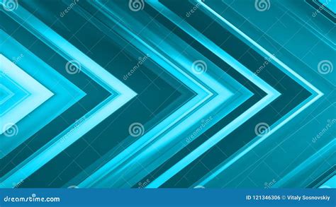 D Rendering Of An Abstract Angular Composition Consisting Of Panels And Lines Stock