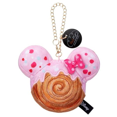 Disney Character Nui Bread Chain Strap Mascot Croissant Roll Minnie
