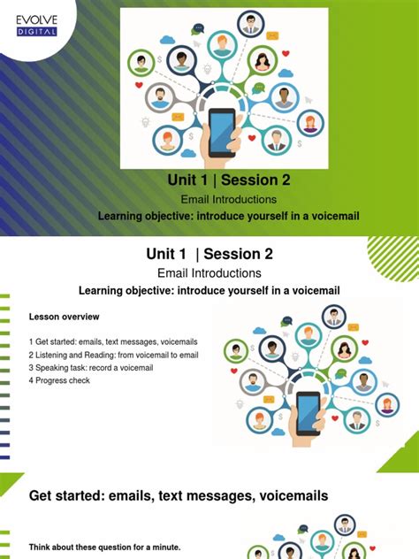 unit 1 session 2 email introductions pdf voicemail human communication