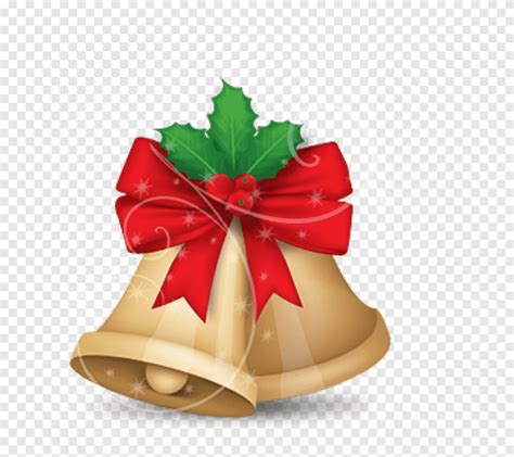 산타 클로스 크리스마스 징글 벨 아이콘 벨 반지 크리스마스 장식 Png Pngegg