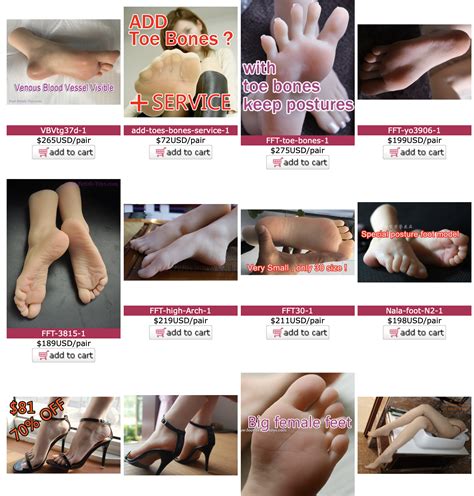 Sex Robot Pervs Can Now Buy Fake Silicone Feet With Built In Privates To Simulate Foot Sex