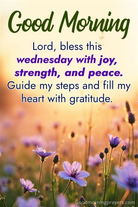 Beautiful Good Morning Wednesday Prayers With Bible Verses And Uplifting
