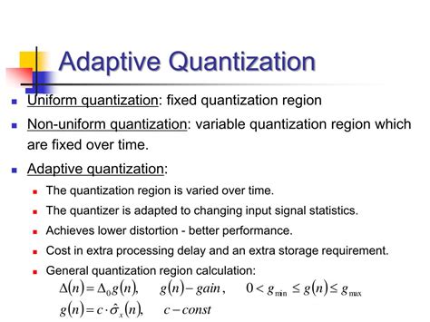 ppt survey of quantization powerpoint presentation free download