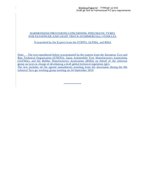 Commercial Vehicle Tyres Technical Data Book Doc Template Pdffiller