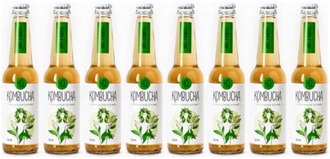 Чайный гриб, комбуча, напиток слабогазированный HQ Kombucha ...