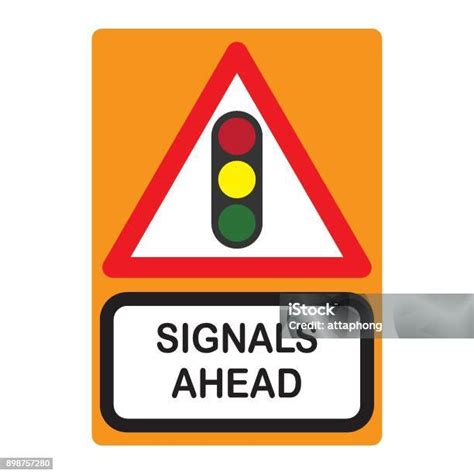 Traffic Signal Symbol Sign Stop Ahead Signs Traffic Light Ahead Warning