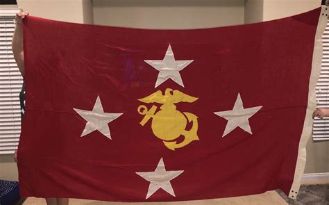 Vietnam War Era Usmc Commandant Flag Size 4 Heavy Lead Grommets Us Marine Corps 1935901252