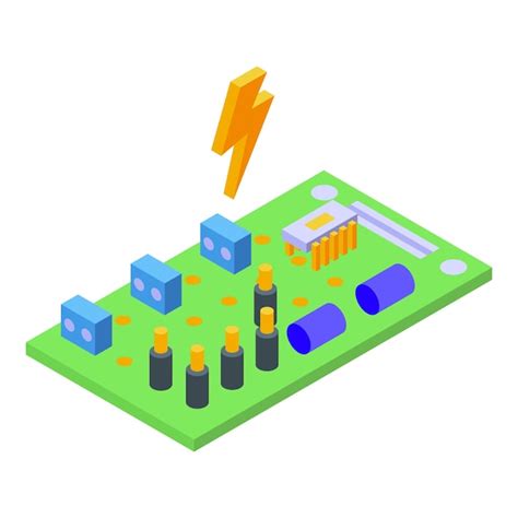 Premium Vector Robotics Scheme Icon Isometric Vector Smart Tech