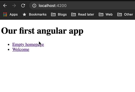 Creating Our First Angular Project