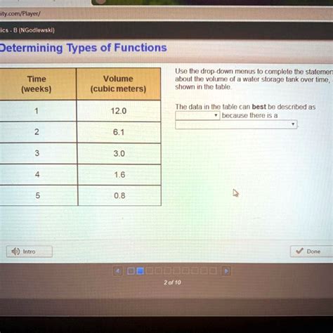 solved use the drop down menus to complete the statement about the