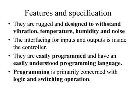 Mechatronics Unit 4 Programmable Logic Controller Ppt Programming Languages Computing
