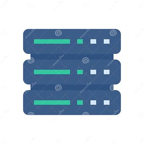 Data Center Servers Connecting To Big Data On The Cloud Stock Illustration Illustration Of